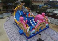China Multicolored PVC Blow Up Combo Play Playground Ocean World Park For Amusement for sale