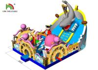 China Multicolored PVC Blow Up Combo Play Playground Ocean World Park For Amusement for sale
