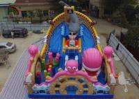 China Multicolored PVC Blow Up Combo Play Playground Ocean World Park For Amusement for sale