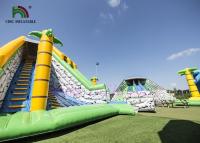 China Multiplay Combo Playground Inflatable Amusement Park Bright Color Durable for sale
