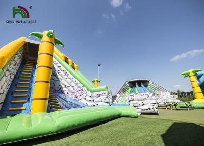 China Multiplay Combo Playground Inflatable Amusement Park Bright Color Durable for sale
