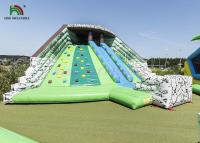 China Multiplay Combo Playground Inflatable Amusement Park Bright Color Durable for sale