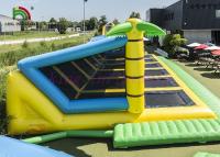 China Multiplay Combo Playground Inflatable Amusement Park Bright Color Durable for sale