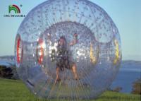China Crazy Giant Human Hamster Ball , Grass / Hill PVC Water Roller Ball for sale