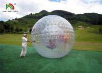 China Crazy Giant Human Hamster Ball , Grass / Hill PVC Water Roller Ball for sale