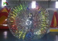 China Customize 1.0mm PVC Inflatable Zorb Ball With Colorful Glow For Business Use for sale