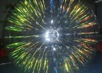 China Customize 1.0mm PVC Inflatable Zorb Ball With Colorful Glow For Business Use for sale