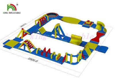 China 0.9mm PVC Tarpaulin Inflatable Water Parks Durable Floating Water Games Equipment for sale