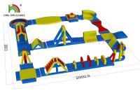 China 0.9mm PVC Tarpaulin Inflatable Water Parks Durable Floating Water Games Equipment for sale