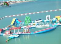 China Colorful Blow Up Water Parks / Outdoor Inflatable Water Park For Kids for sale