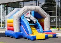 China Fantastic Universe Trip Commercial Bounce Houses With Rocket Slide CE UL for sale