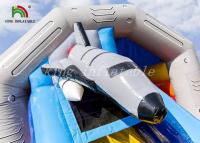 China Fantastic Universe Trip Commercial Bounce Houses With Rocket Slide CE UL for sale