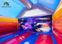 China Fantastic Universe Trip Commercial Bounce Houses With Rocket Slide CE UL for sale