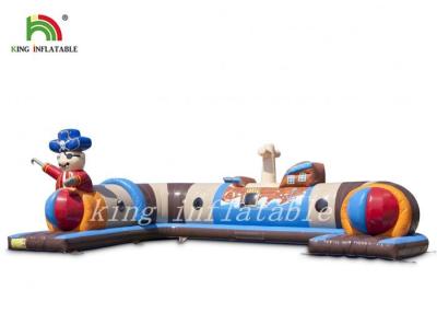 China Pirate Blow Up Multiplay Playground PVC Tarpaulin Submarine 24 Months Guarantee for sale