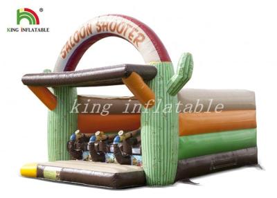 China Inflatable Simulate Shooting Field Unique Contest Sport Game For Festival for sale