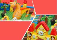 China Outdoor Giant Inflatable Amusement Park Colorful PVC Tarpaulin Combo Playground for sale