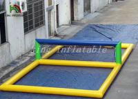 China Customized Size Durable Airtight Inflatable Beach Volleyball Court Size 12m(L)*6m(W) For Kids Adults Playing for sale