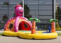 China Tropical Sea Inflatable Bouncer Combo Swimming Pool Customized Size for sale