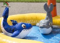 China Tropical Sea Inflatable Bouncer Combo Swimming Pool Customized Size for sale