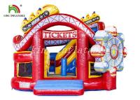 China Happy World Inflatable Amusement Park Durable PVC Combo Playground For Toddler for sale