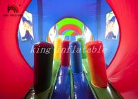 China Colorful Tarpaulin Blow Up Multiplay Train Tunnel Children Amusement Playground for sale