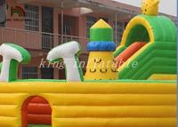 China Bright Color Inflatable Combo Playground Multiplay Amusement Field For Kids for sale