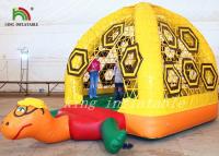China Mini Commercial Bounce Houses Bright Color Arch Tube With Net Model for sale