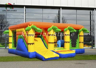 China 0.55mm PVC Tarpaulin Inflatable Commercial Bounce Houses Combo Playground for sale