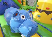 China 0.55mm PVC Tarpaulin Inflatable Commercial Bounce Houses Combo Playground for sale