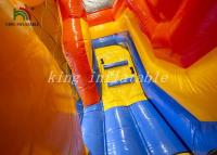 China Waterproof PVC Inflatable Water Slide With Pool / Bouncer Combo Playground for sale