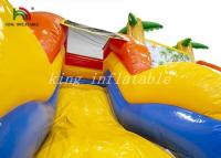 China Waterproof PVC Inflatable Water Slide With Pool / Bouncer Combo Playground for sale