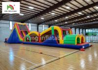 China Giant Inflatbale Sport Games Blow UP Obstacle Course For Kids 2 Years Warranty for sale