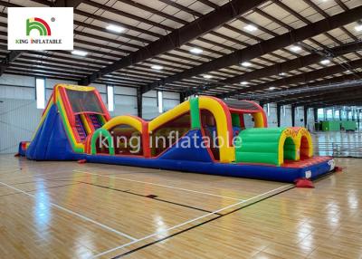 China Giant Inflatbale Sport Games Blow UP Obstacle Course For Kids 2 Years Warranty for sale