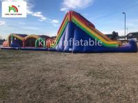 China Giant Inflatbale Sport Games Blow UP Obstacle Course For Kids 2 Years Warranty for sale