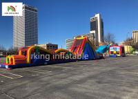China Giant Inflatbale Sport Games Blow UP Obstacle Course For Kids 2 Years Warranty for sale