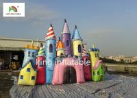 China Oxford Cloth Blow Up Cartoon Mini Bouncy Castle Identification Plate For Advertising for sale