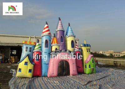 China Oxford Cloth Blow Up Cartoon Mini Bouncy Castle Identification Plate For Advertising for sale