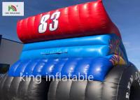 China Car Style Inflatable Bounce Dry Slide For Amusement Park Playground for sale
