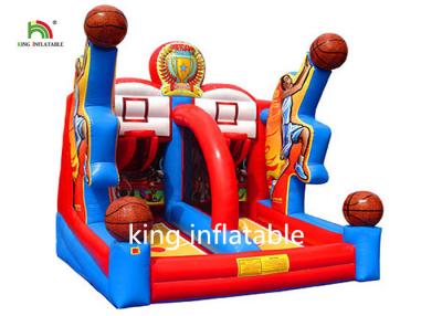 China Customized Basketball Shooting Inflatable Sports Games For Adults Oxford for sale