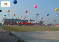 China 3m Diameter PVC Red Inflatable Advertising Products / Giant Advertising Balloons for sale