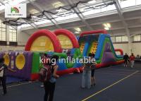 China Customized Small PVC Inflatabel Obstacle Sport Games With Slide For All Ages for sale