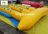 China Customized 6 Seater Inflatable Sport Fly Fishing Boats Yellow Durable for sale
