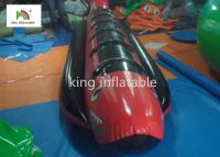 China Red Shark Inflatable Banana Boats With 6 Handle For Adult Commercial for sale