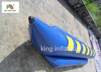 China 6 Seats Blue Inflatable Fly Fishing Boats Water Boat PVC Tarpaulin for sale