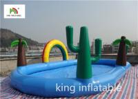 China Fire - Retardant Jungle Inflatable Elliptic Pool Ranibow For Outdoor for sale