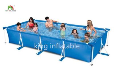 China Gaint Family Stainless Steel Frame Inflatable Swimming Pools Backyard Fun for sale