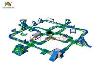 China Giant Inflatable Floating Water Park Equipment For Beach Amusement for sale