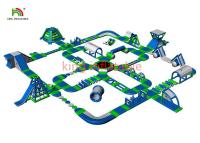 China Giant Inflatable Floating Water Park Equipment For Beach Amusement for sale