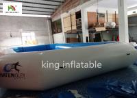 China Blue Plato Material Portable Inflatable Swimming Pools CE EN14960 SGS for sale