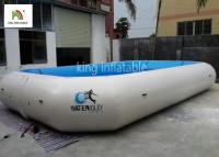 China Blue Plato Material Portable Inflatable Swimming Pools CE EN14960 SGS for sale